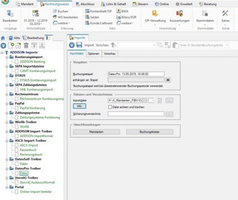 Addison: Buchungssätze und Belege importieren – BuchhaltungsButler